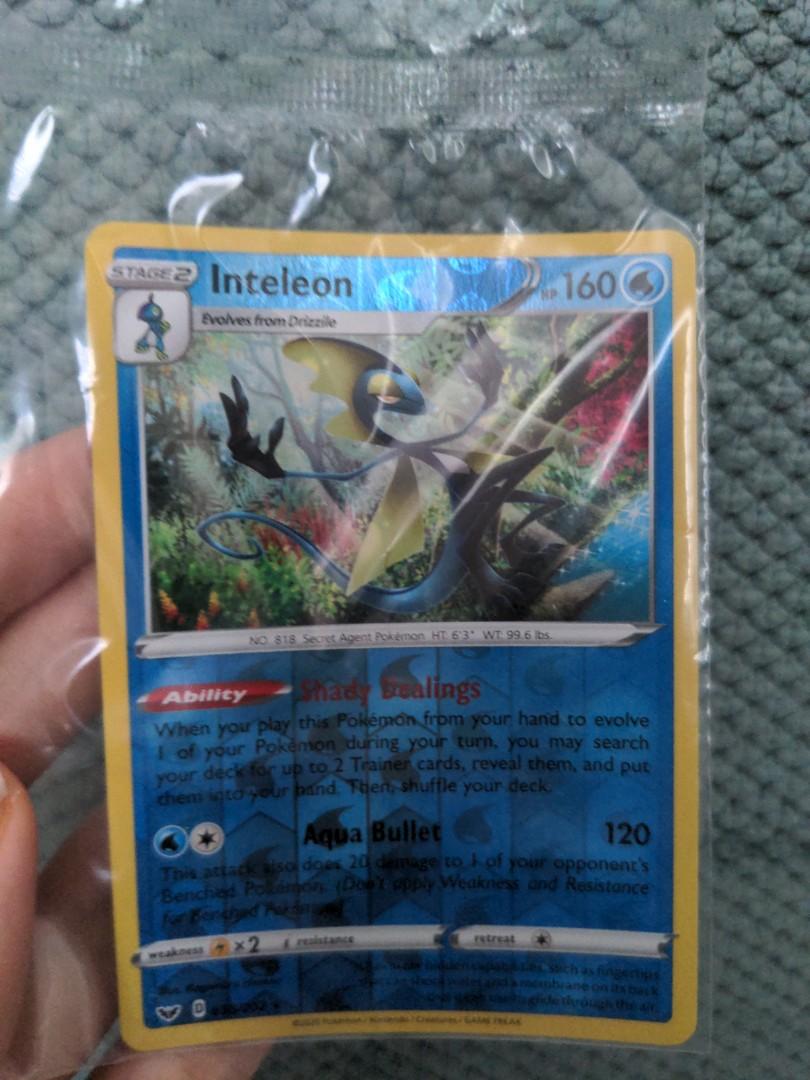 Pokemon Inteleon (McDonald's Pokemon Carrier), Hobbies & Toys, Toys ...