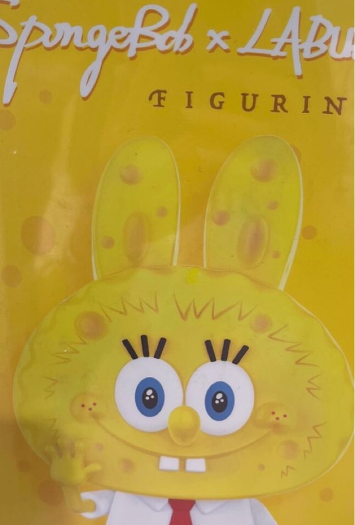 POPMART SPONGEBOB X LABUBU FIGURINE, 興趣及遊戲, 玩具 & 遊戲類 - Carousell