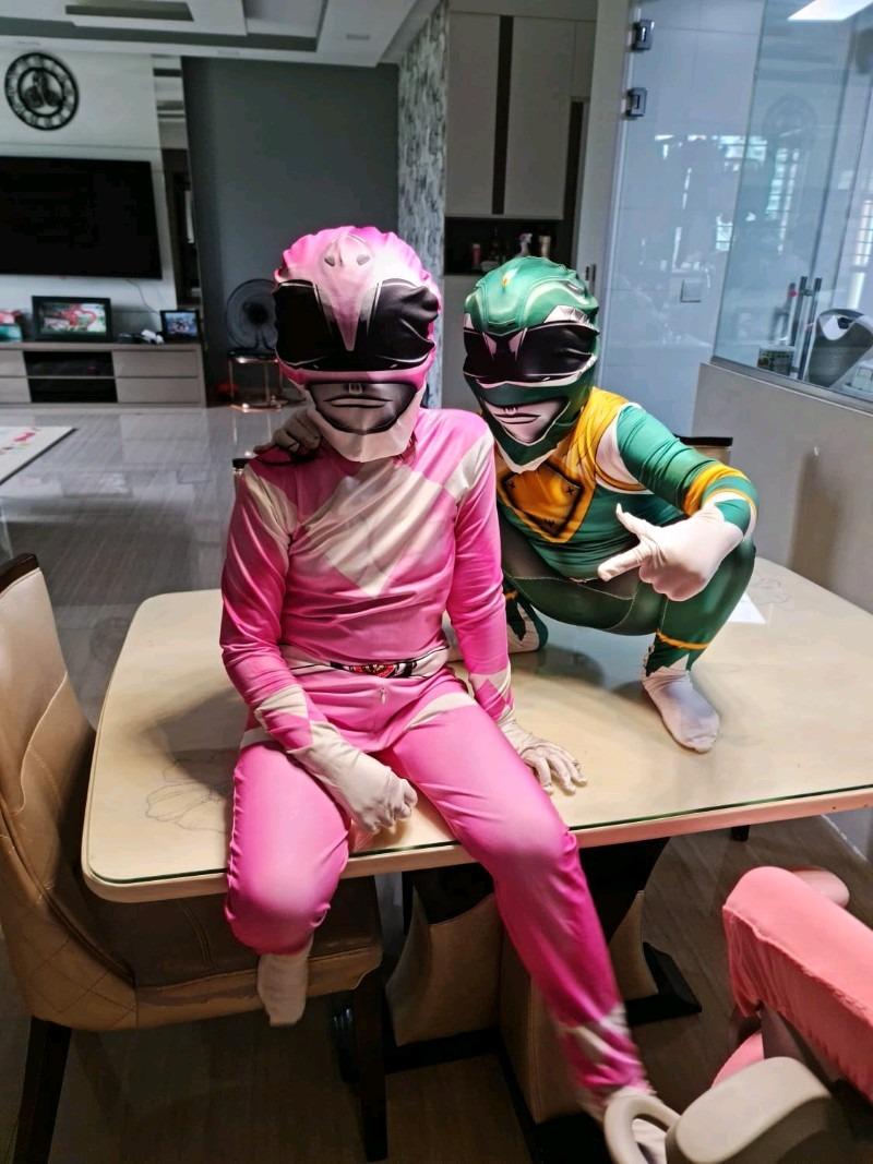 Pink Ranger Classic Costume Power Rangers Halloween Fancy Dress