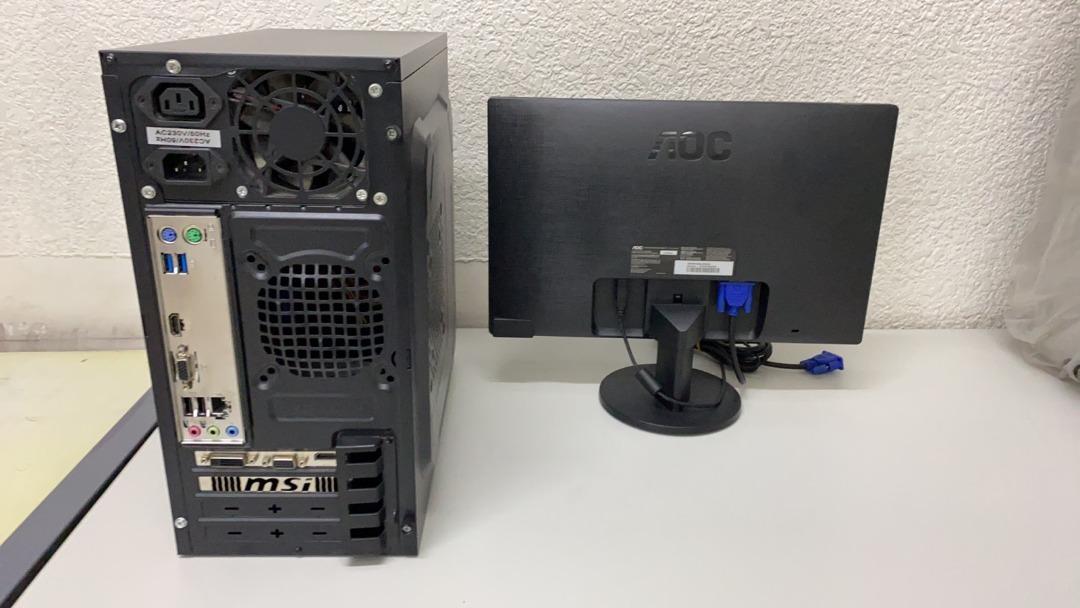 Powerlogic + AOC Computer Desktop Set (#1), Computers & Tech, Desktops ...