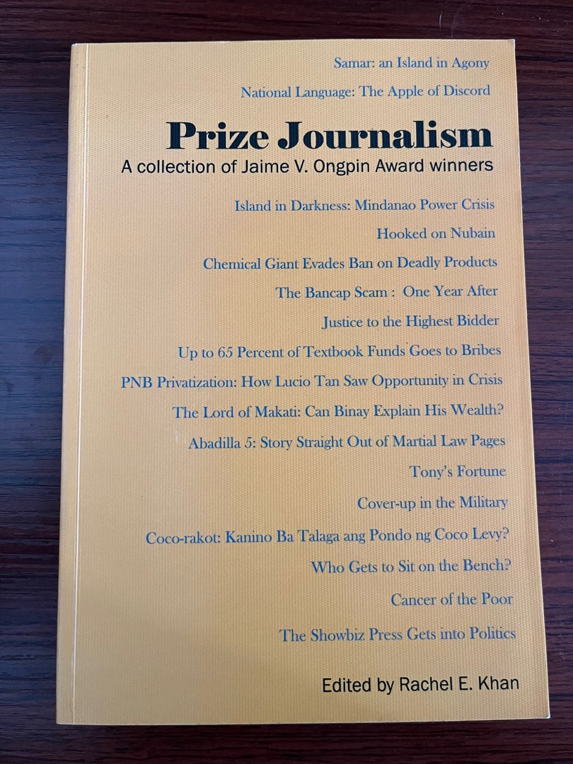 Prize Journalism (Rachel E. Khan), Hobbies & Toys, Books & Magazines ...