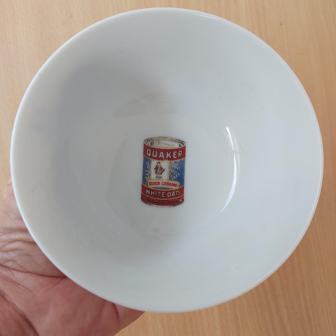 Quaker Oat bowl, Hobbies & Toys, Collectibles & Memorabilia, Vintage ...