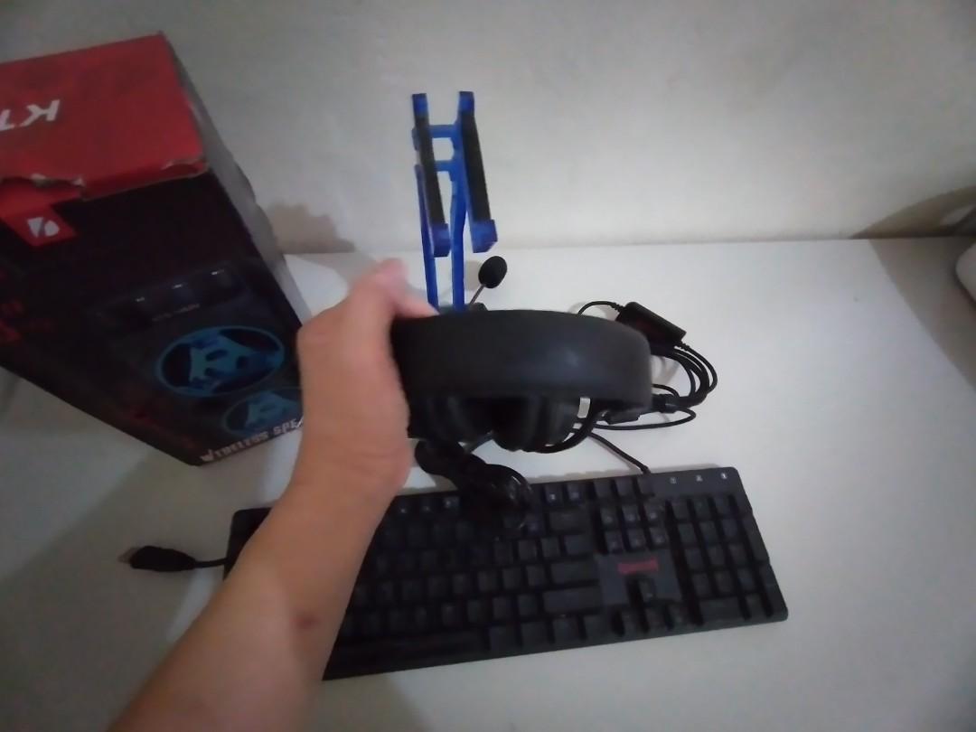 Red Dragon Keyboard,Headset with stand amd speaker, Computers & Tech ...