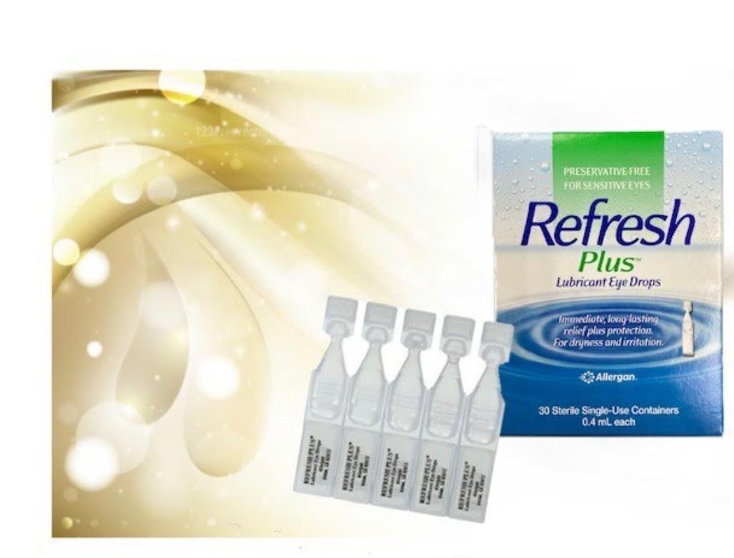 Refresh Plus Lubricant Eye Drops (Allergan), Beauty & Personal Care ...