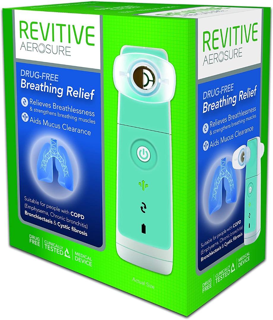Revitive Aerosure Breathing Relief, Health & Nutrition, Assistive ...