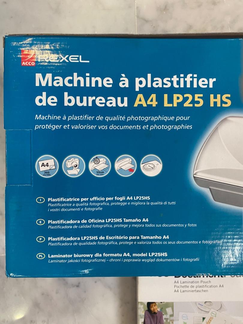 REXEL Laminator - A4 LP25 HS, Computers & Tech, Printers, Scanners ...