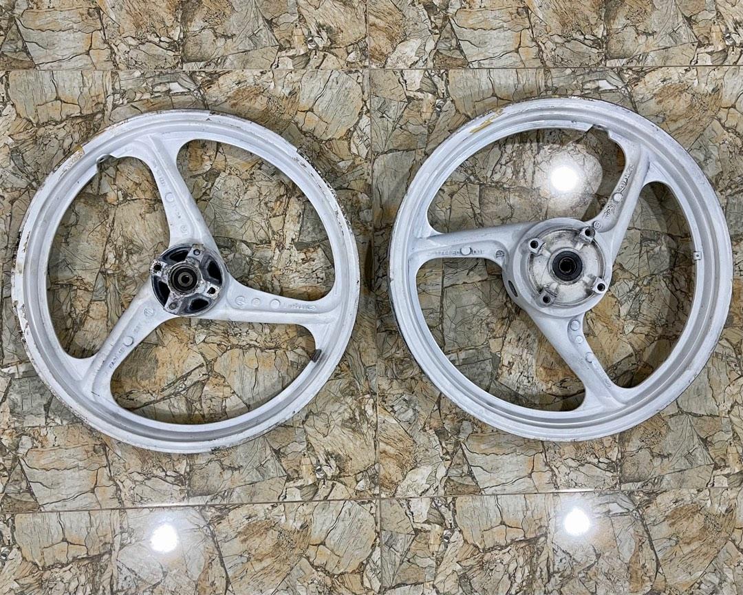 Rim Enkei 3 Batang Original Motor, Auto Accessories on Carousell