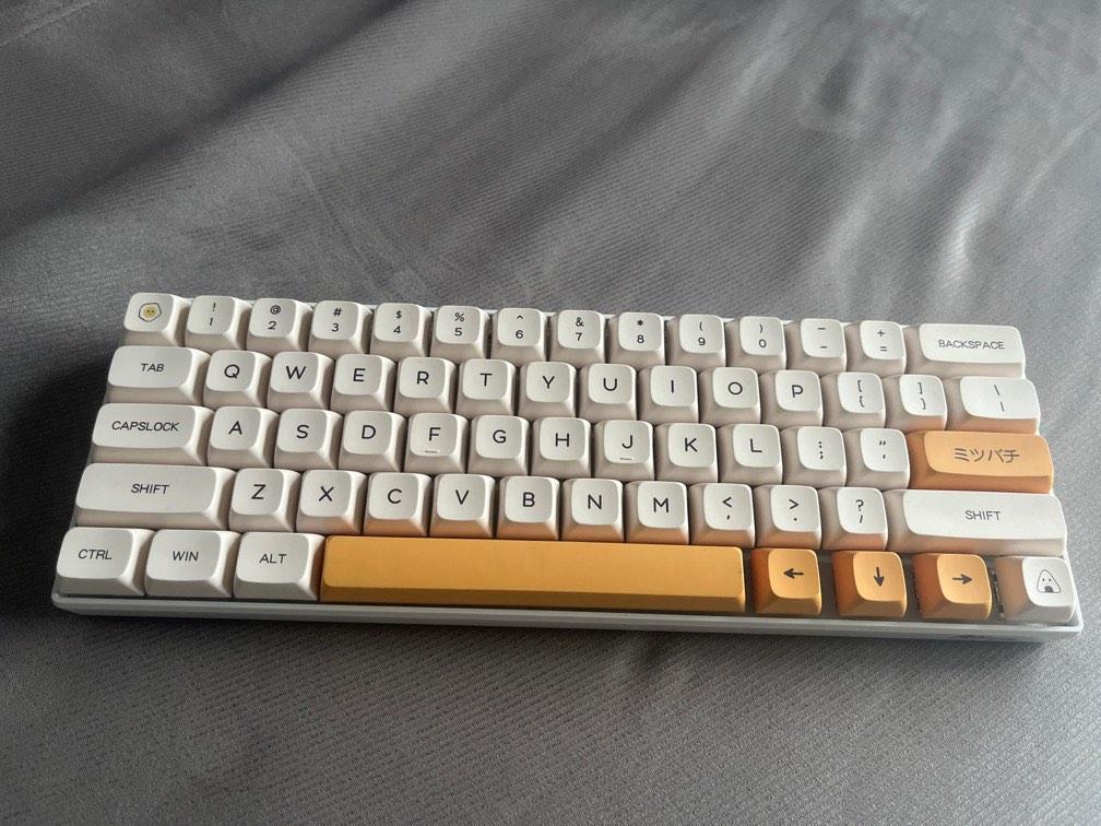 Rk61 keyboard + honey keycaps (FAST DEAL CAN NEGo!!), Computers & Tech ...