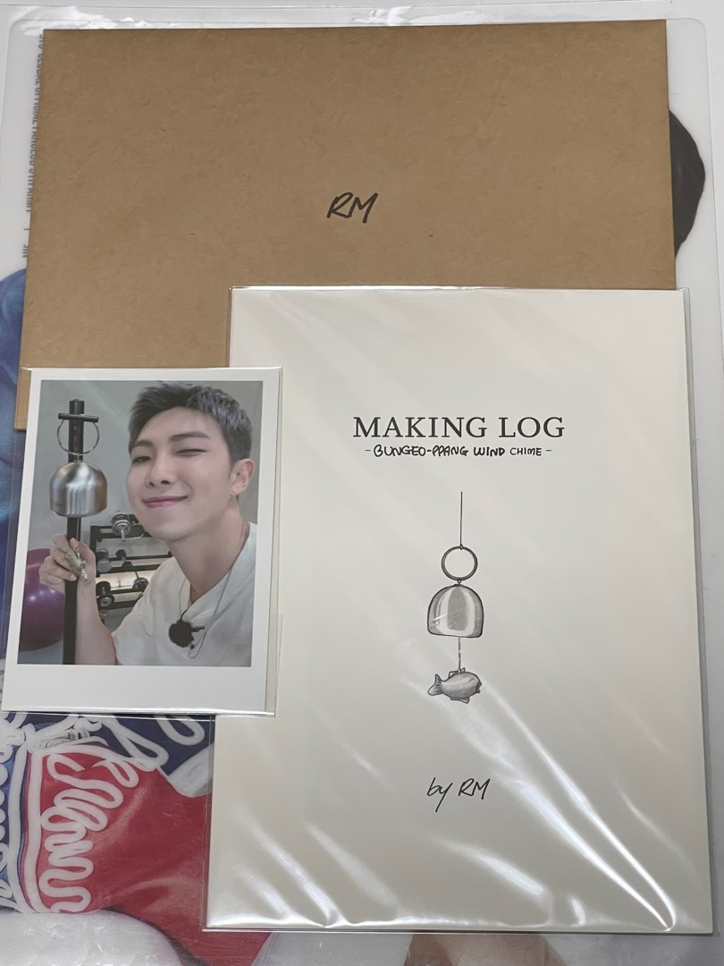 RM Bungeo-ppang Wind Chime Making Log and Photo Card, Hobbies & Toys ...