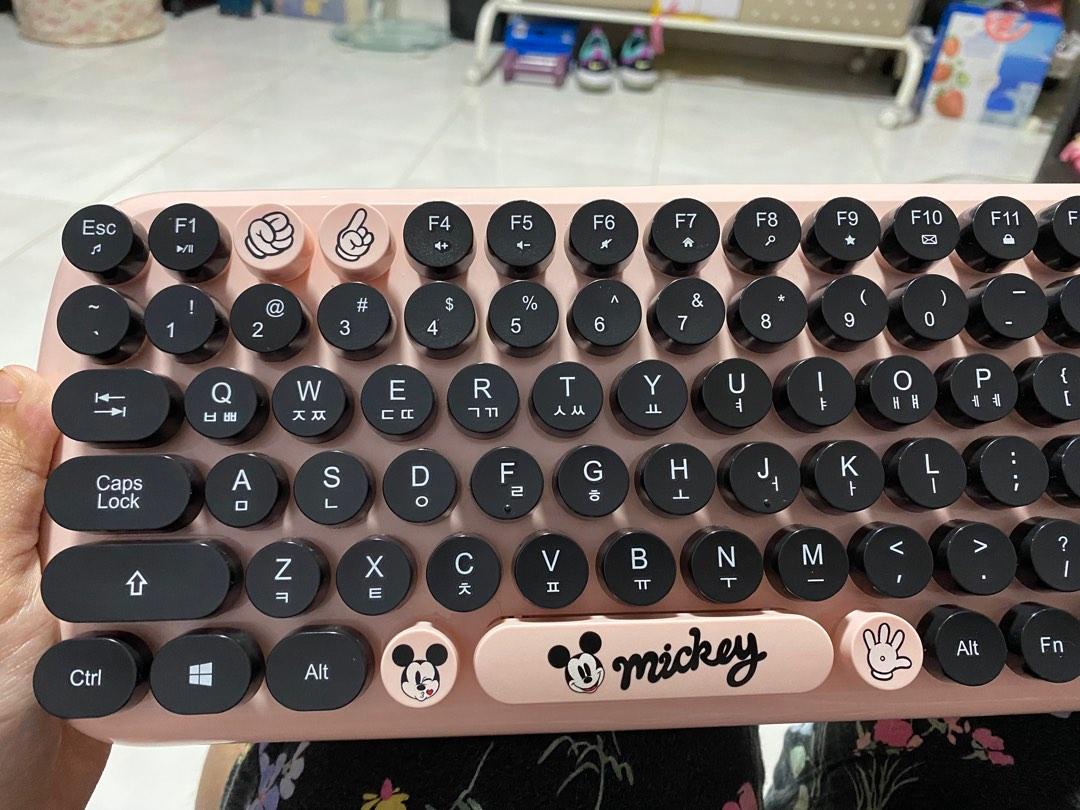 ROYCHE disney mickey mouse wireless keyboard, Computers & Tech, Parts & Accessories, Computer ...