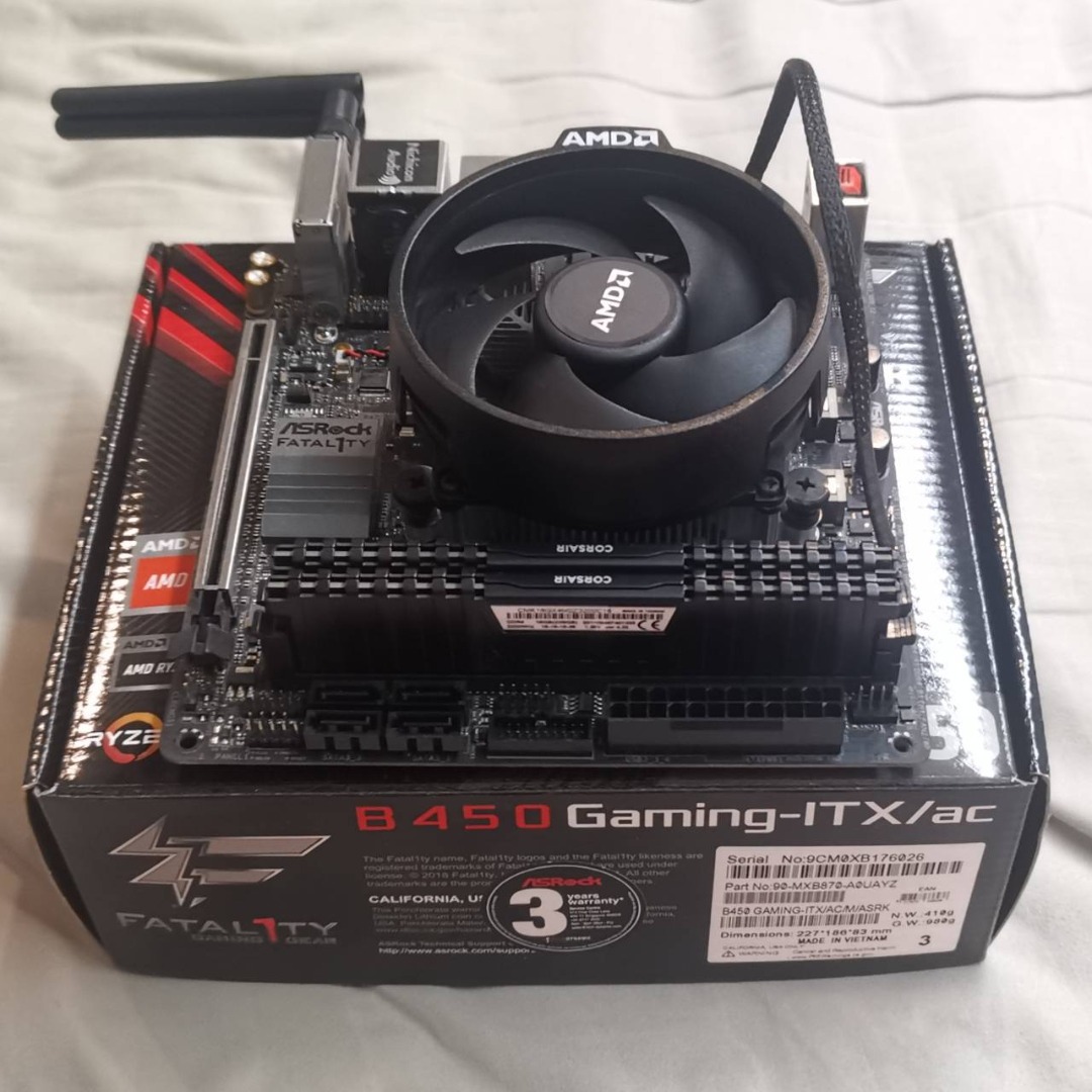 Ryzen 5 2600 / ASRock Mobo / 16GB Ram / 1070 GTX / Modular PSU / 250GB ...