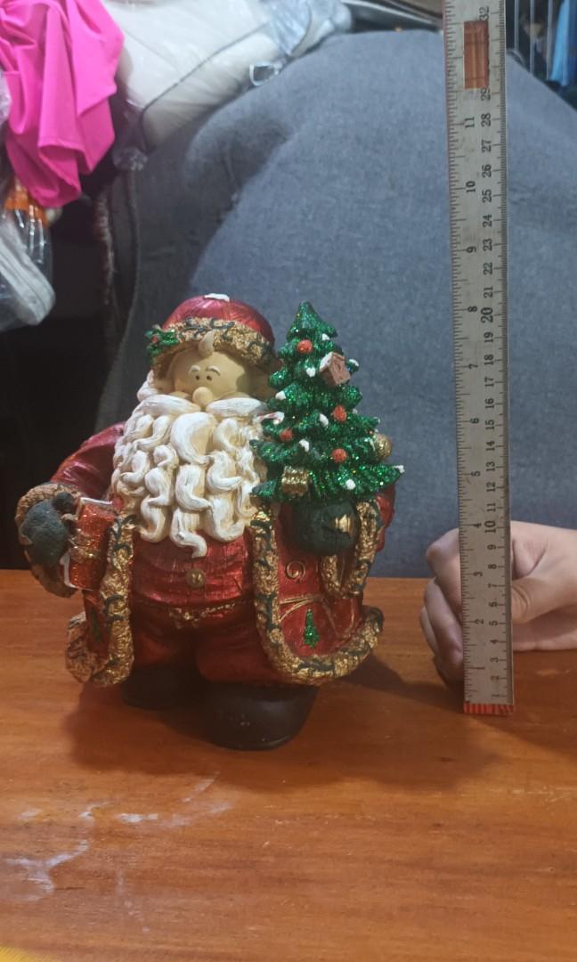 Santa Claus (Christmas Decor Babasagin) Height 8 inches, 880 grams ...