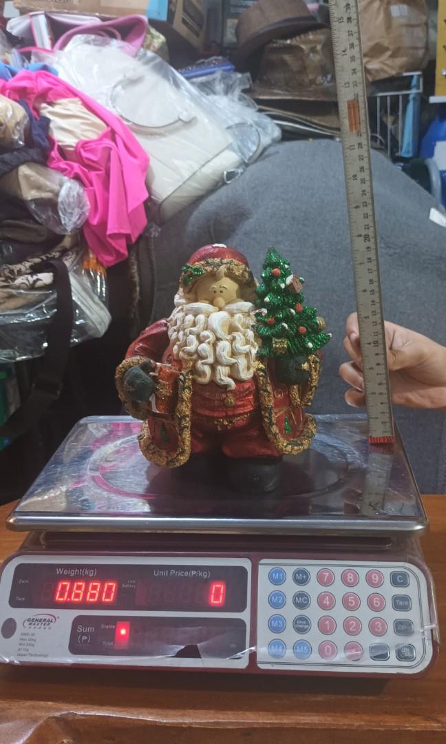Santa Claus (Christmas Decor Babasagin) Height 8 inches, 880 grams ...