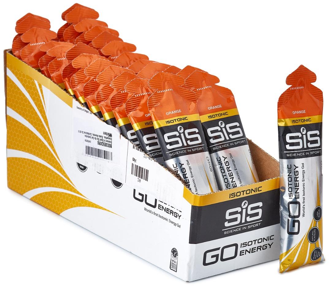 Science in Sport (SiS) GO Isotonic Orange Gel 30x60ml, Health ...