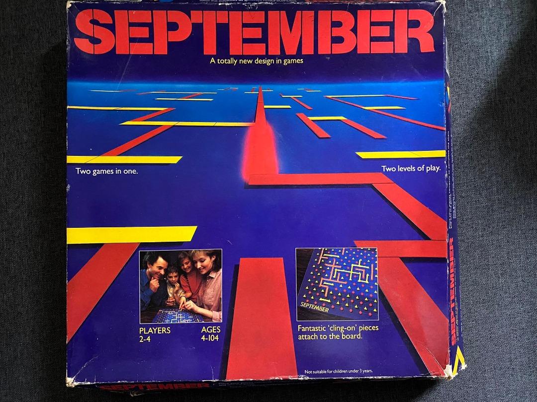 September 1985 Board Game, Hobbies & Toys, Toys & Games on Carousell