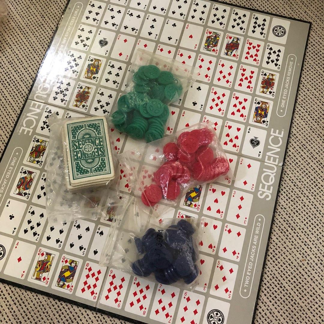 Sequence Game Board, Hobbies & Toys, Toys & Games on Carousell