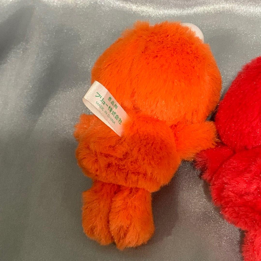 SESAME STREET Red & Orange Elmo Mini Plush Toy Soft Toy, Hobbies & Toys ...