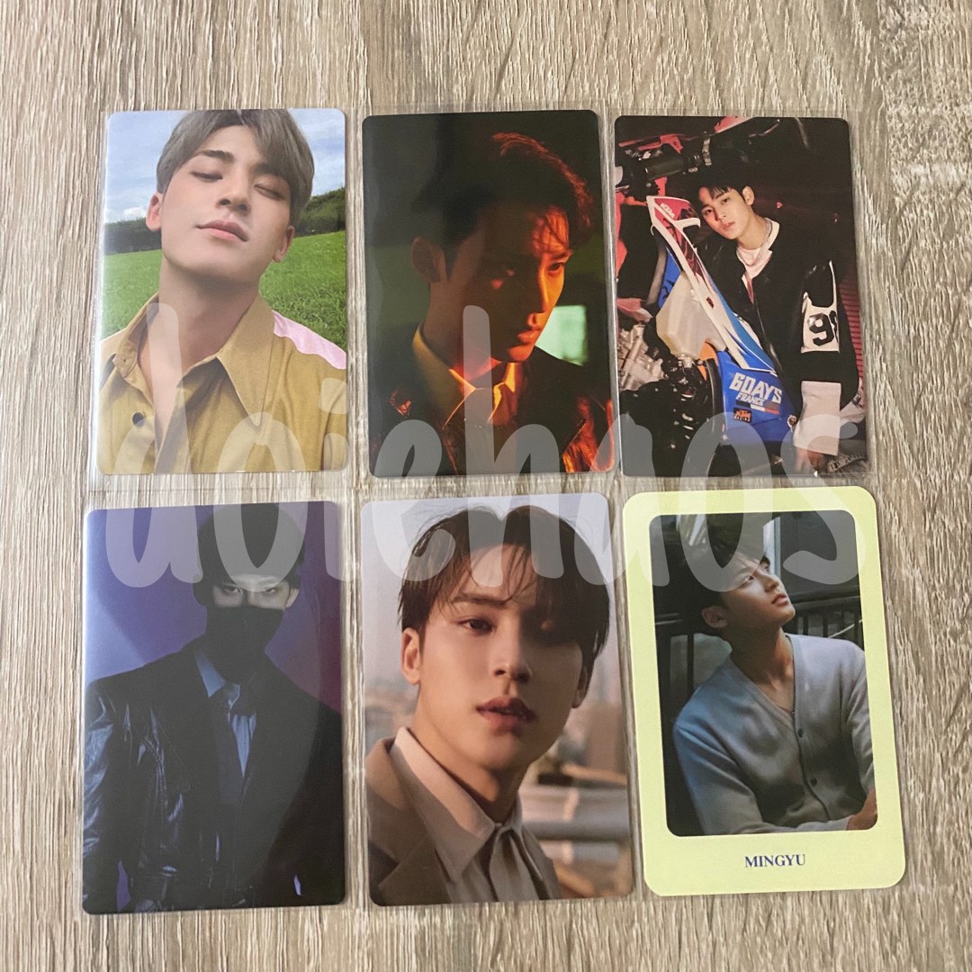 seventeen mingyu photocards, Hobbies & Toys, Memorabilia & Collectibles, K-Wave on Carousell