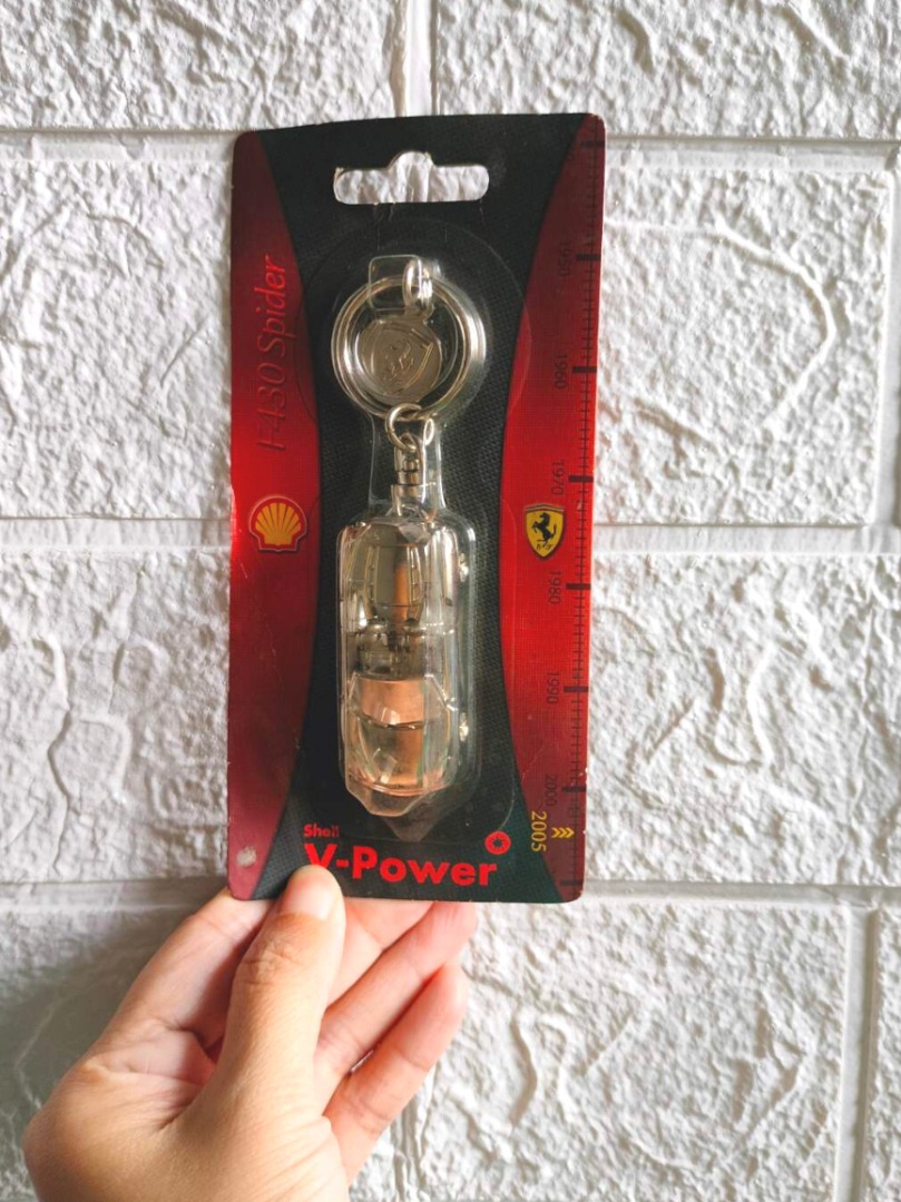 Shell V-Power keychain Ferrari F430 Spider, Hobbies & Toys, Memorabilia ...