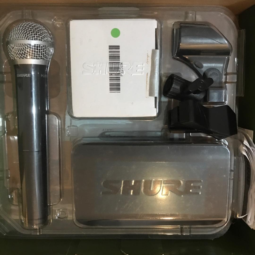 SHURE PG58/BLX4 Wireless Microphone, Audio, Microphones on Carousell