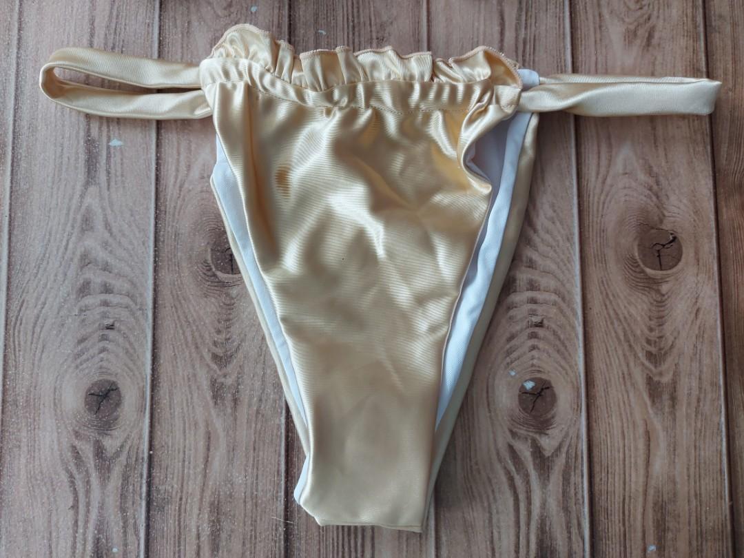 Silk Micro Triangle Thong Bikini Swimsuit, Women's Fashion, Swimwear ...