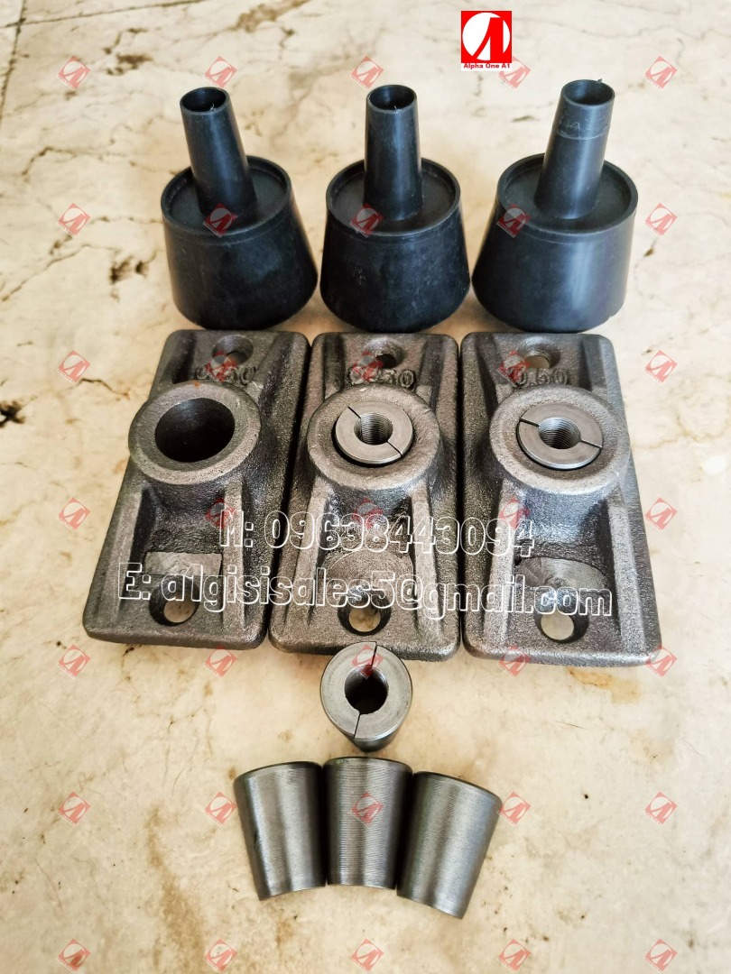 Single Hole Flat Anchorage Set Girder Accessories Post Tensioning ...