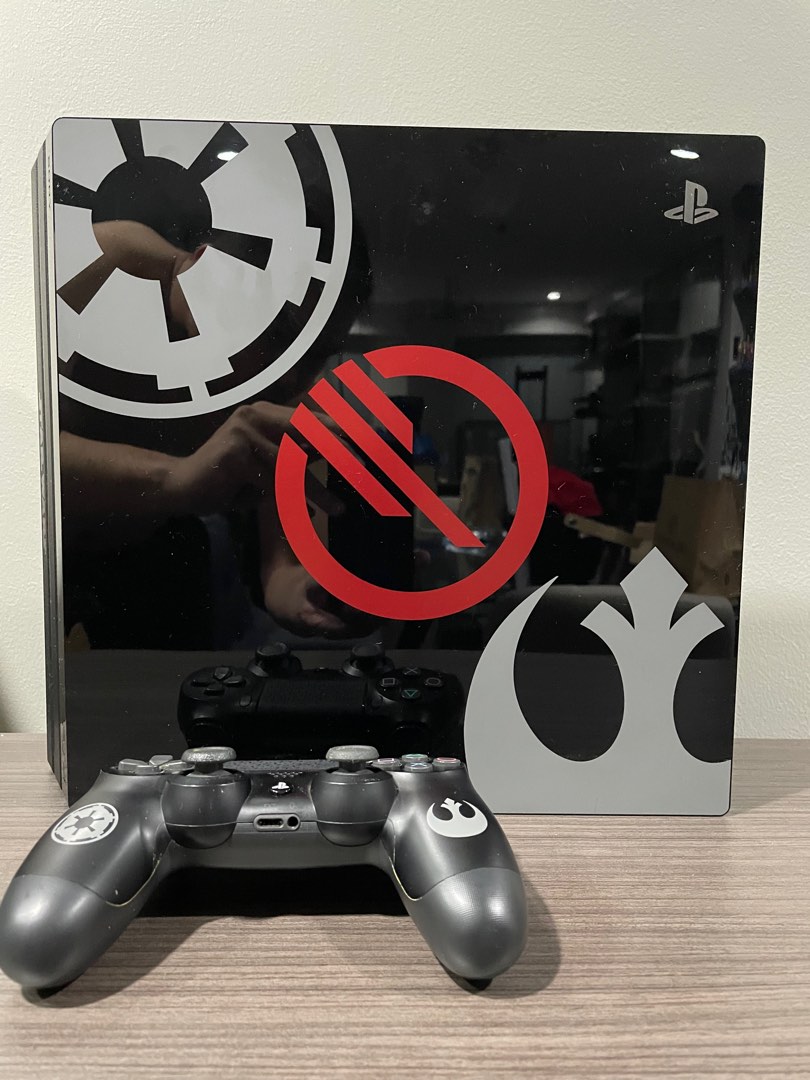 Sony Playstation 4 Pro 1TB Star Wars Battlefront 2 Edition, Video ...