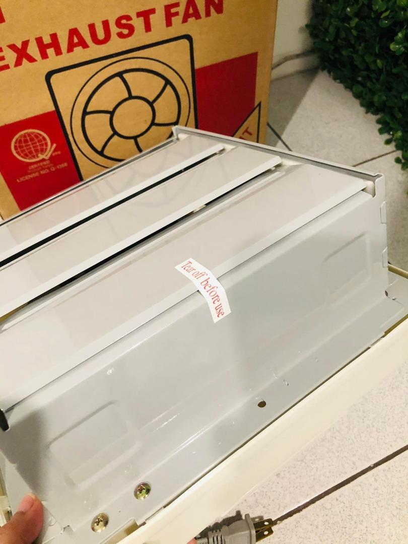 Standard 8" Exhaust Fan SEF-8A, Furniture & Home Living, Lighting ...