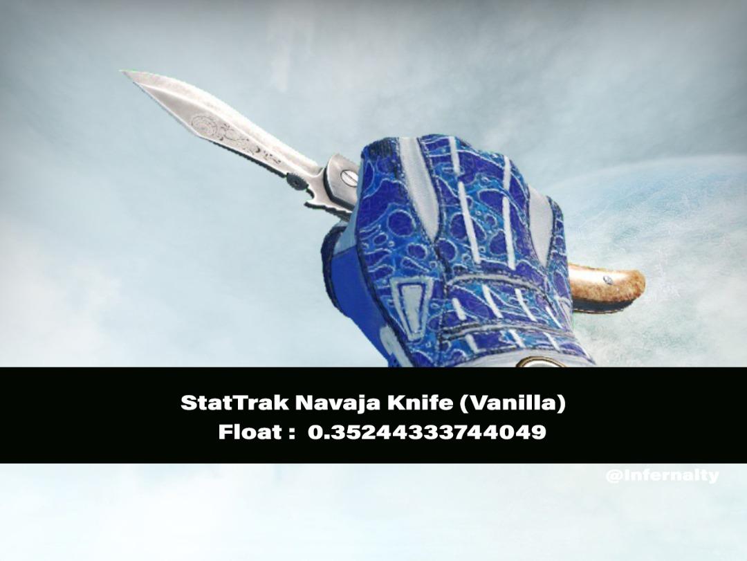 StatTrak Navaja Knife VANILLA CSGO SKINS KNIVES, Video Gaming, Gaming ...