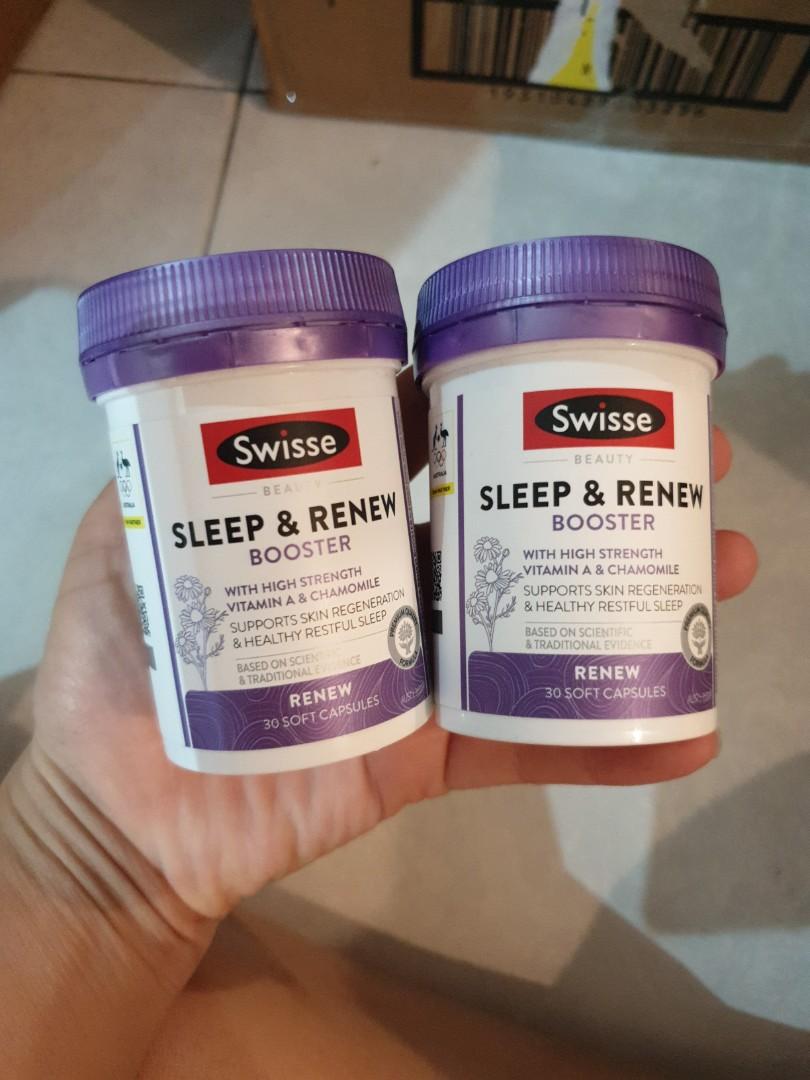Swisse ,sleep and renew booster, Health & Nutrition, Health Supplements ...