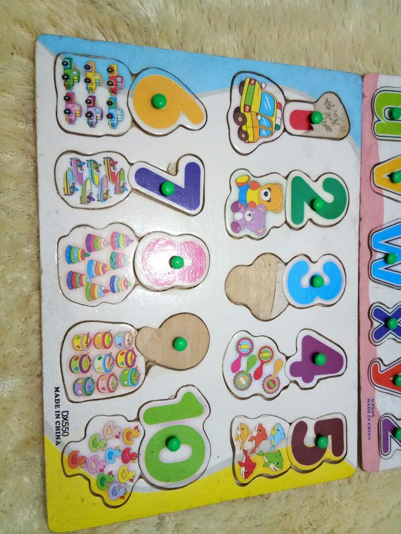 Take all angka & huruf dr kayu, Bayi & Anak, Mainan & Baby Walker di ...