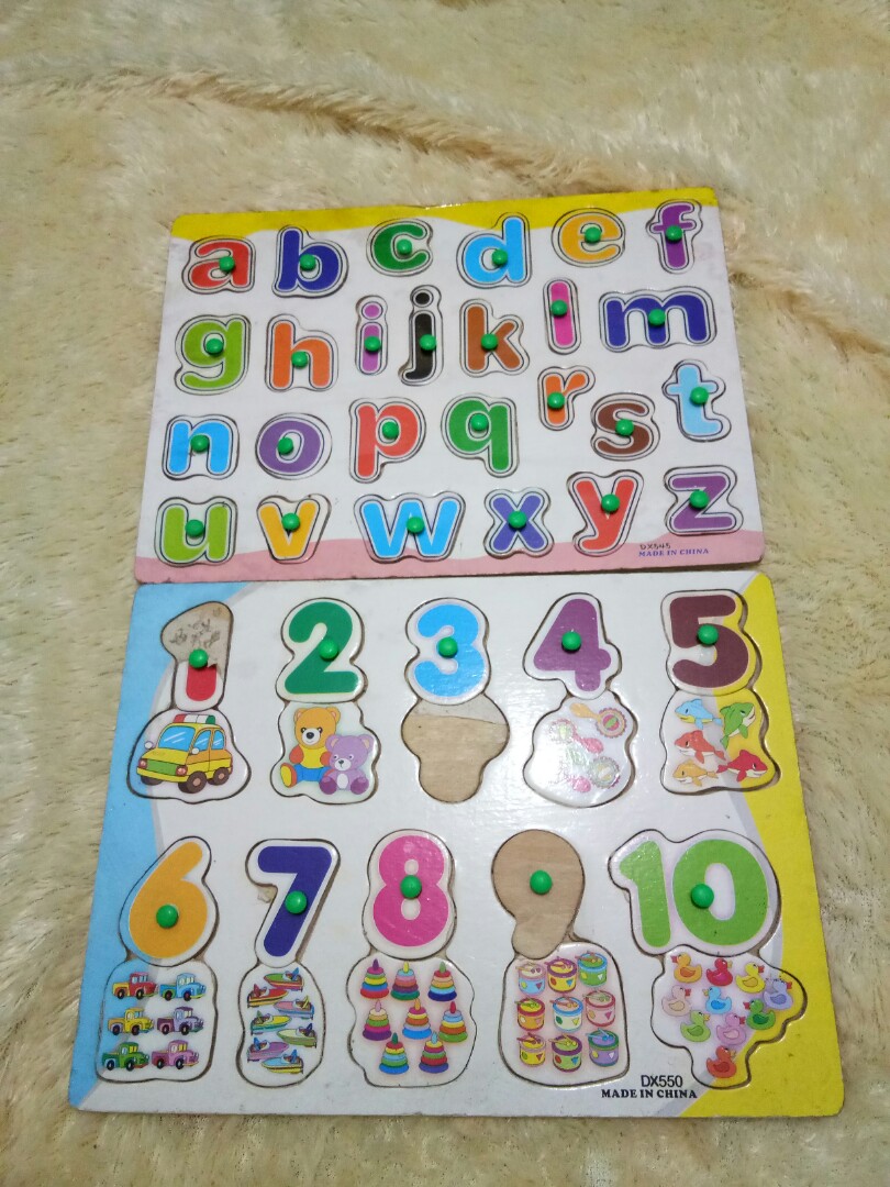 Take all angka & huruf dr kayu, Bayi & Anak, Mainan & Baby Walker di ...