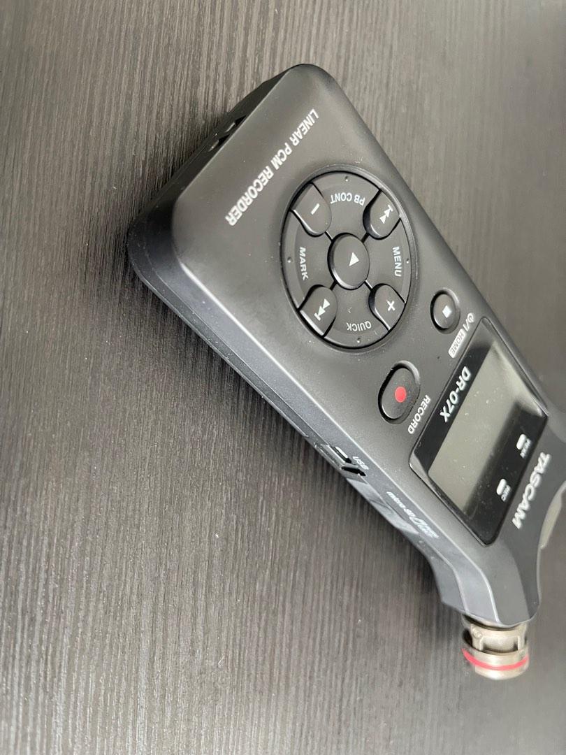 TASCAM DR-07X | Stereo Handheld Digital Audio Recorder and USB Audio Interface | Easy and ...