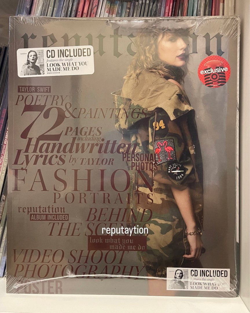 [現貨] Taylor Swift - Reputation Deluxe Edition Target Exclusive Magazine ...