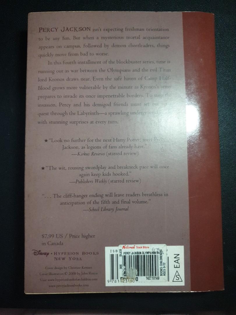 The Battle of the Labyrinth (Percy Jackson Book 4) by Rick Riordan ...