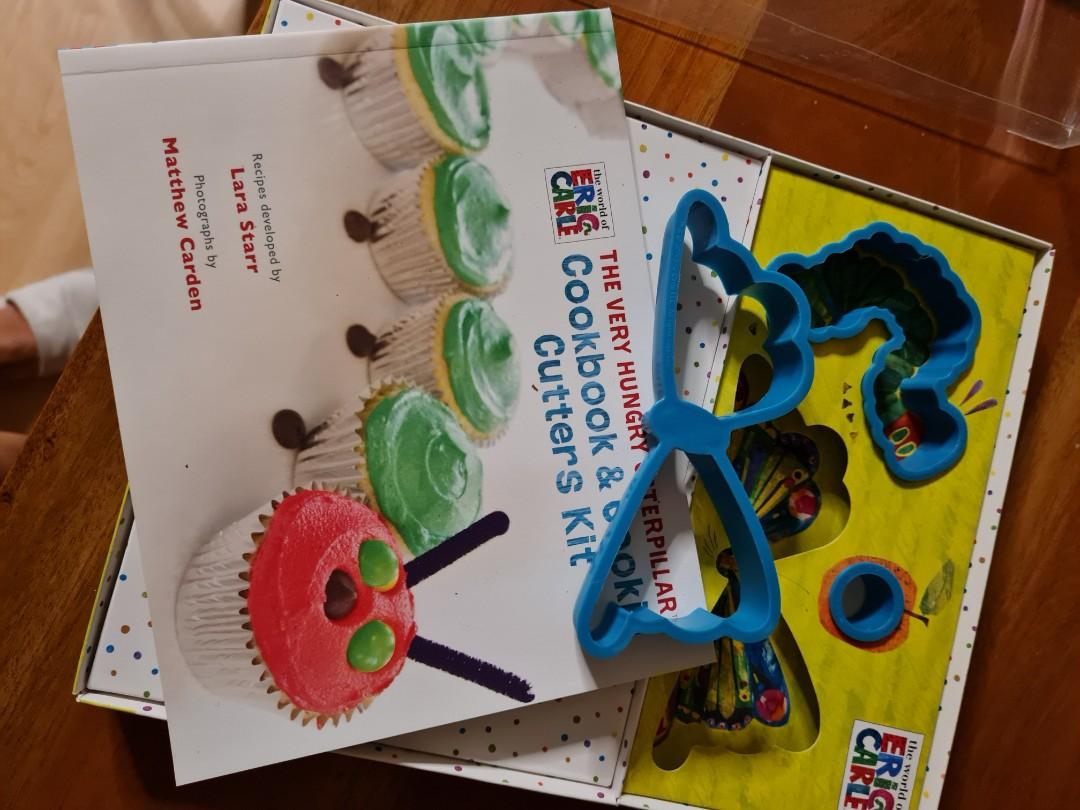 The Very Hungry Caterpillar Cookbook and Cookie Cutters Kit, Hobbies ...