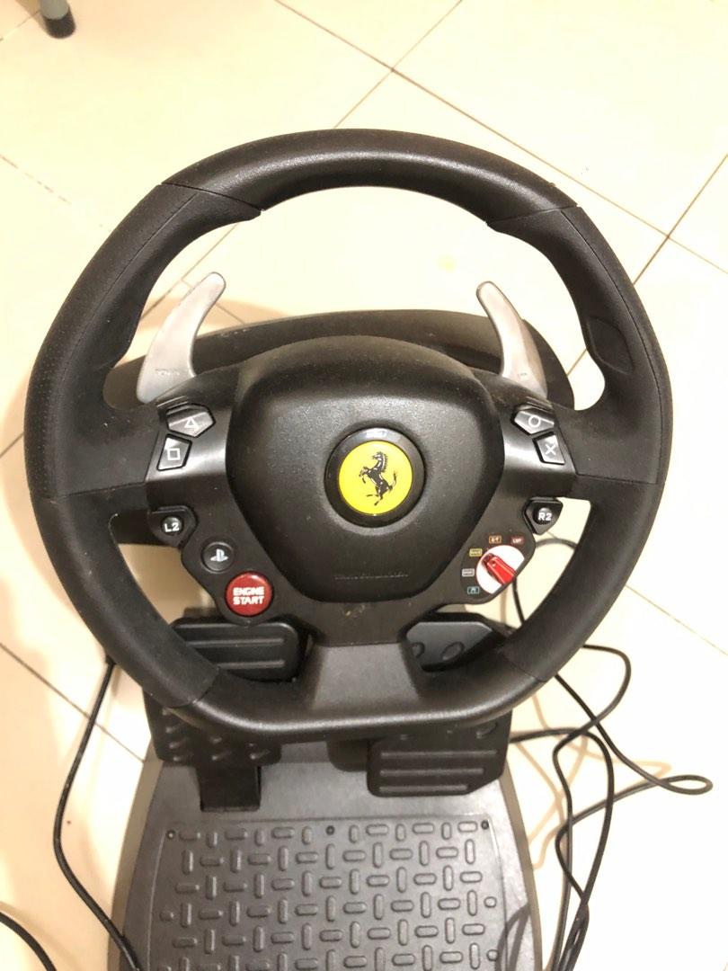 Thrustmaster T80 Ferrari 488 Gtb Edition Ps4 Steering Wheel and Pedals ...