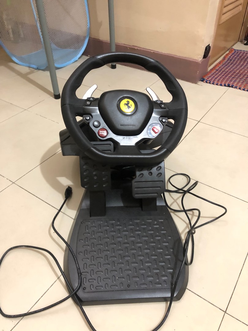 Thrustmaster T80 Ferrari 488 Gtb Edition Ps4 Steering Wheel and Pedals ...