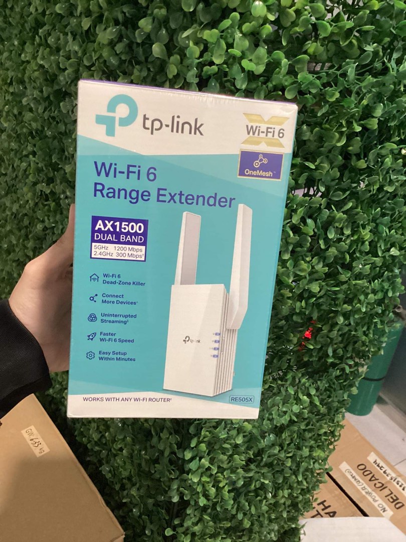 TP-Link RE505X AX1500 Dual Band Wi-Fi 6 Range Extender, Computers ...