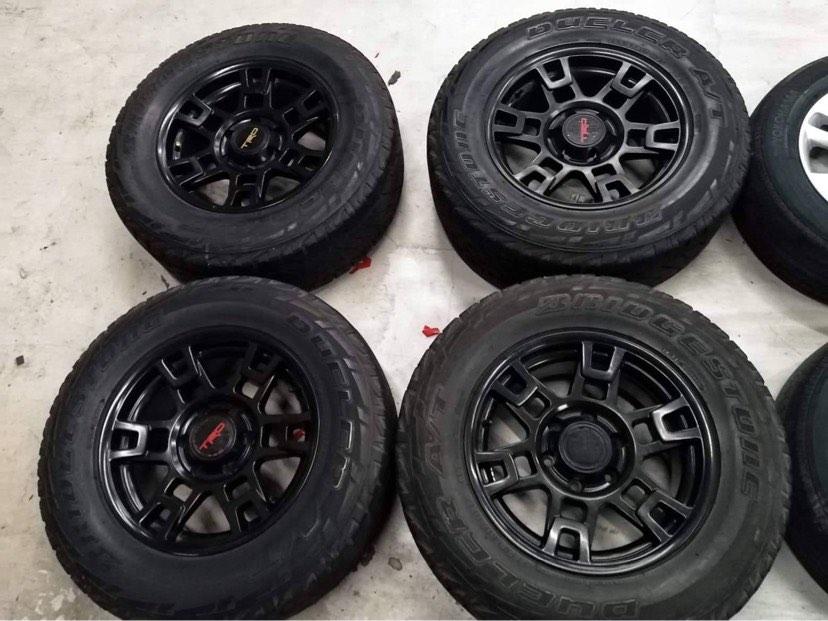 TRD Mags and tires, Car Parts & Accessories, Mags and Tires on Carousell
