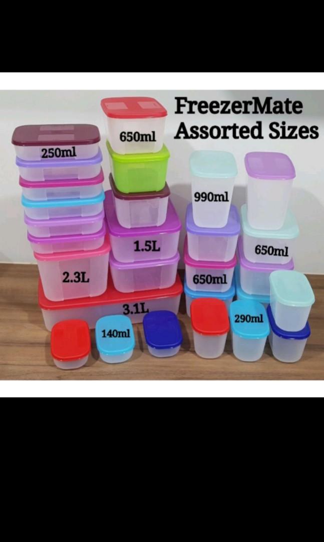 Tupperware Freezermates all sizes available, Furniture & Home Living ...