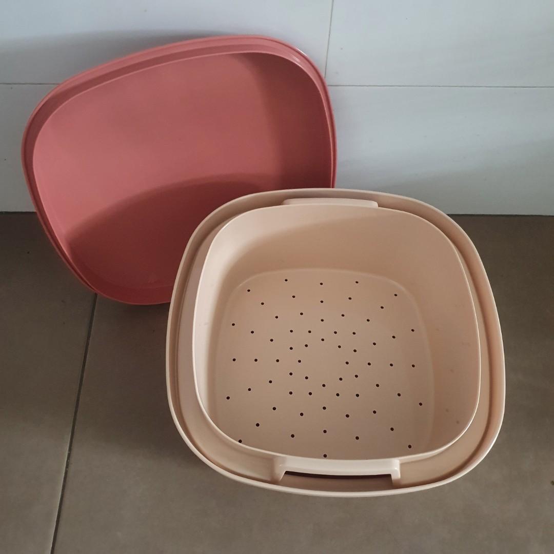 TUPPERWARE VINTAGE STEAMER WITH STRAINER, Furniture & Home Living ...