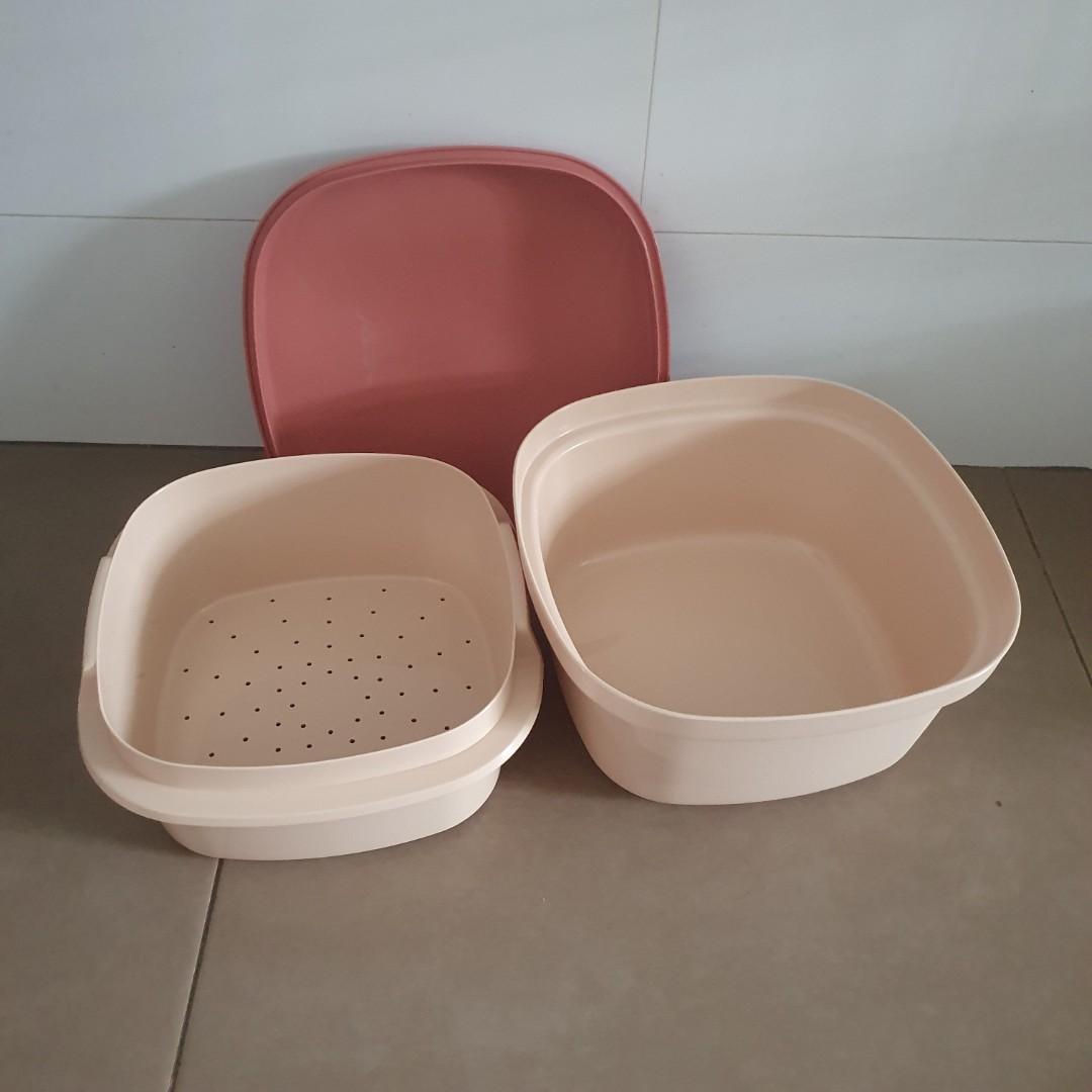 TUPPERWARE VINTAGE STEAMER WITH STRAINER, Furniture & Home Living ...