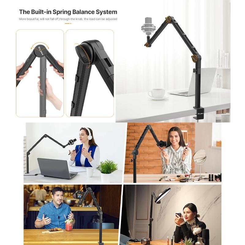 Ulanzi VIJIM LS24 — (Multifunctional Desk Boom Arm with Riser for ...