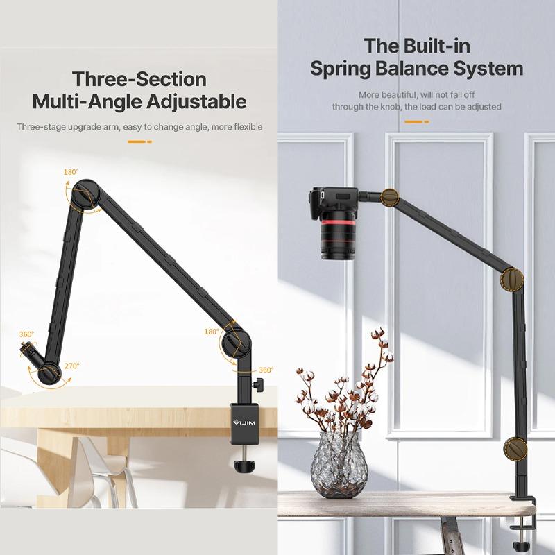 Ulanzi VIJIM LS25 — (Multifunctional Desk Boom Arm for Microphone ...