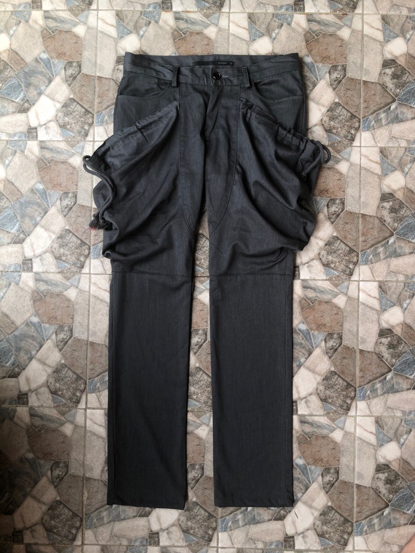 Unplugged - Flap Pouch Pants, Men's Fashion, Bottoms, Trousers on Carousell