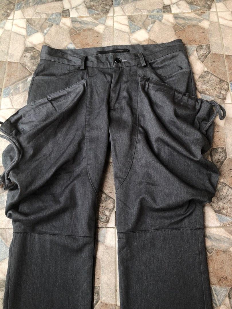 Unplugged - Flap Pouch Pants, Men's Fashion, Bottoms, Trousers on Carousell