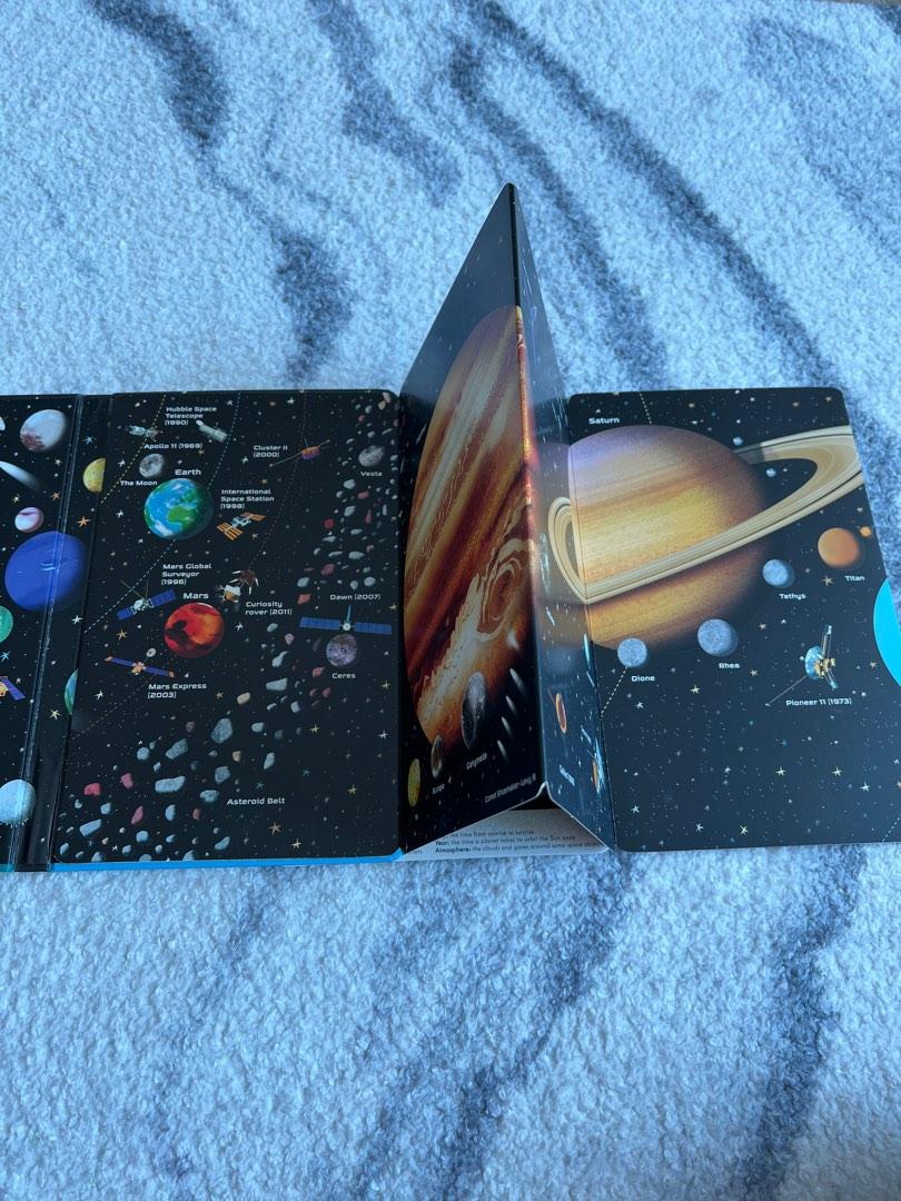 Usborne Fold-out Solar System, 興趣及遊戲, 書本 & 文具, 小朋友書 - Carousell