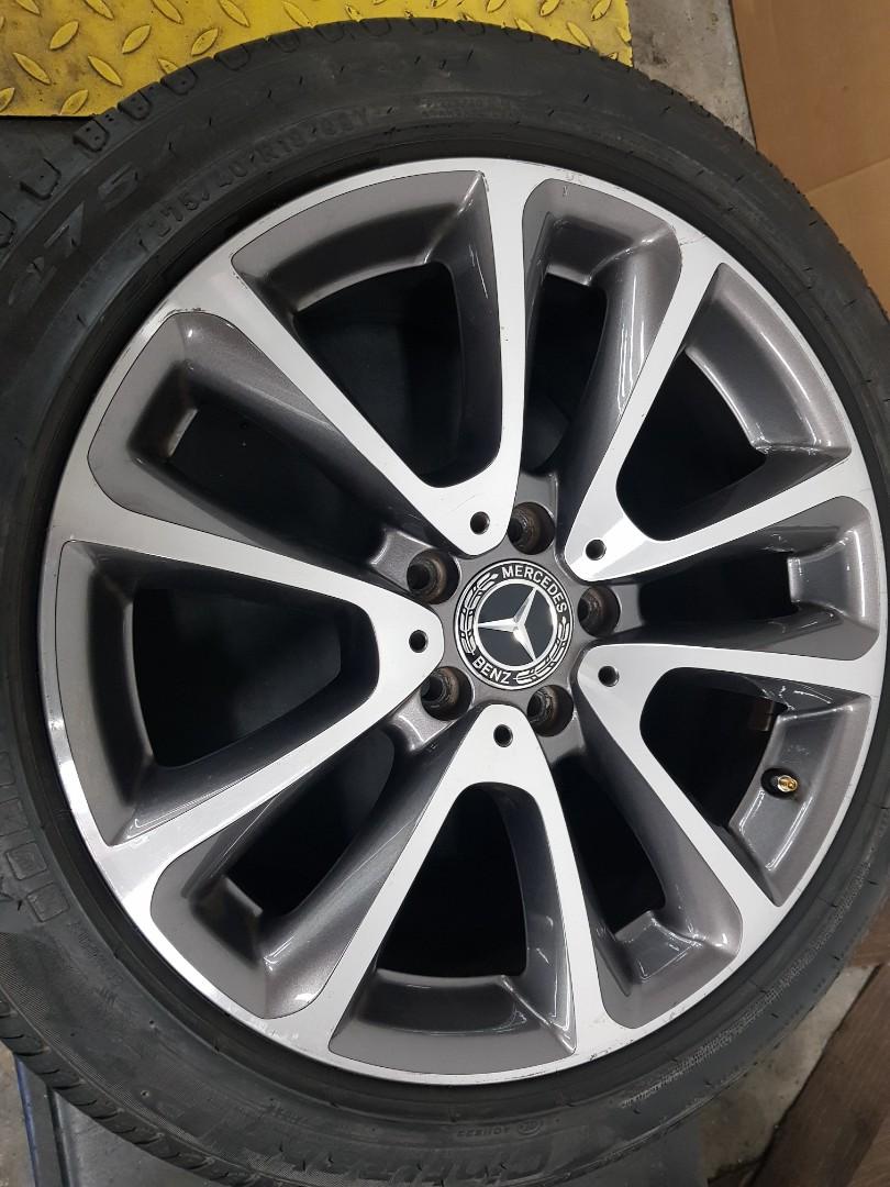 Used 18" Original Mercedes E250 Class Rims & Tyres, Car Accessories ...
