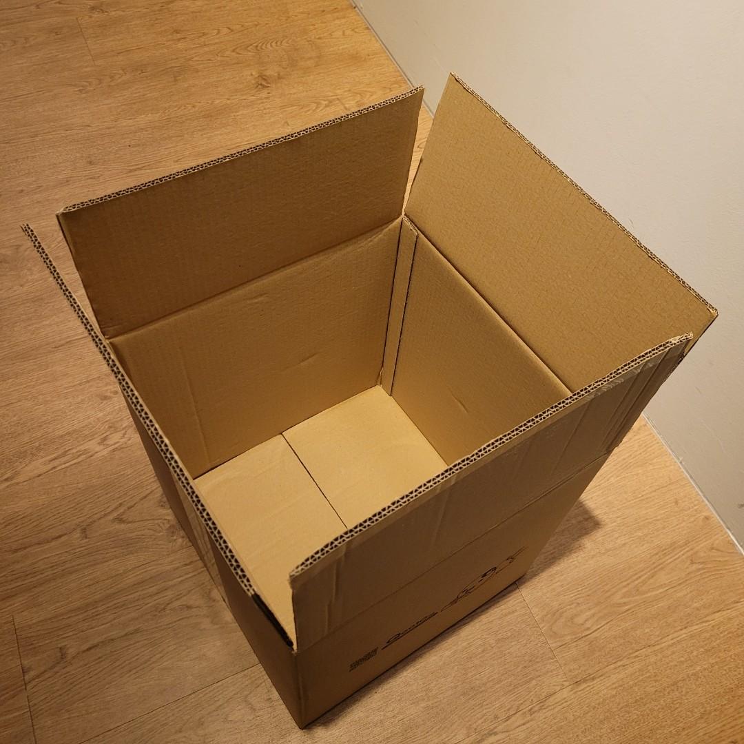 Used carton boxes: 37.2cm x 37.2cm x 38.4cm, Furniture & Home Living ...